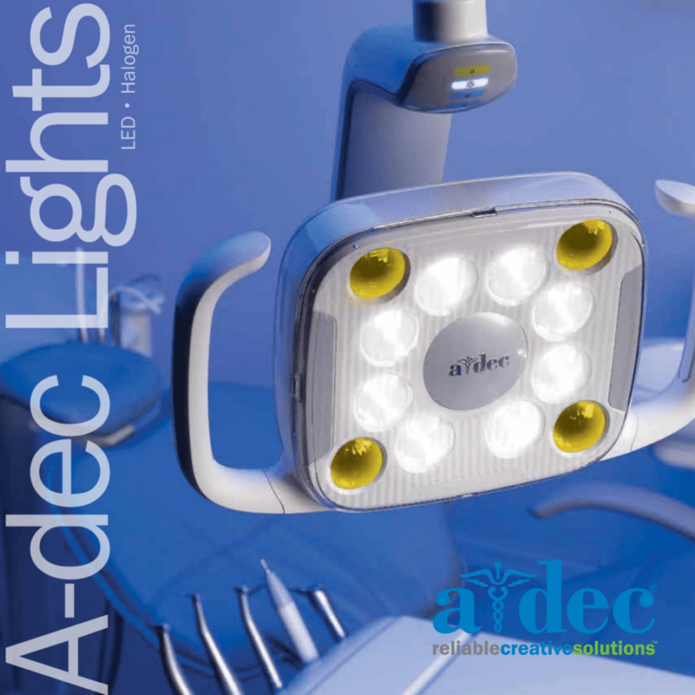 A-dec 300 Dental Light | Hague Dental Supplies | Dental Equipment Supplier