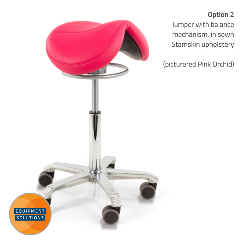 Score Jumper Saddle Stool - Hague Dental Supplies - Dental Stools