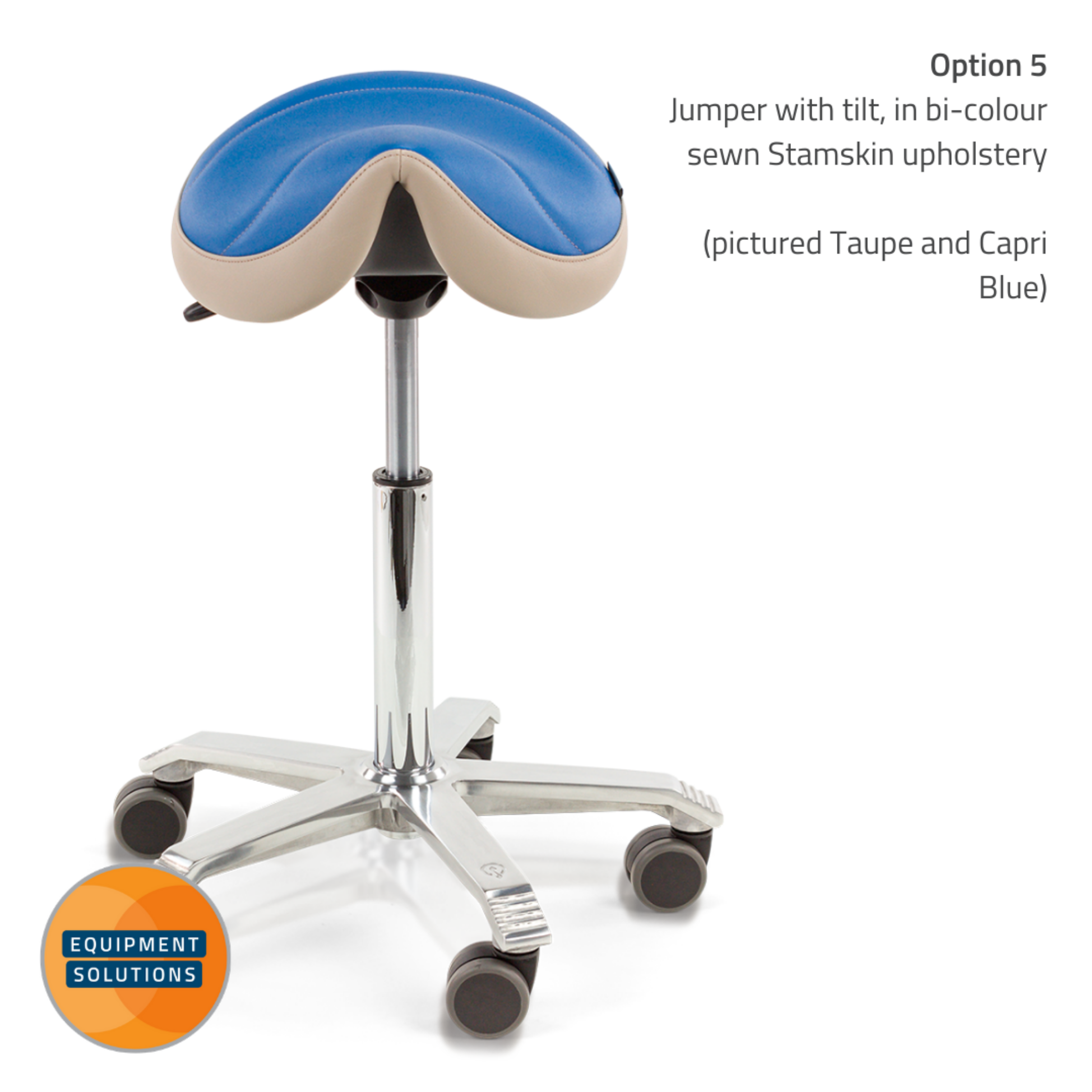 Score Jumper Saddle Stool - Hague Dental Supplies - Dental Stools
