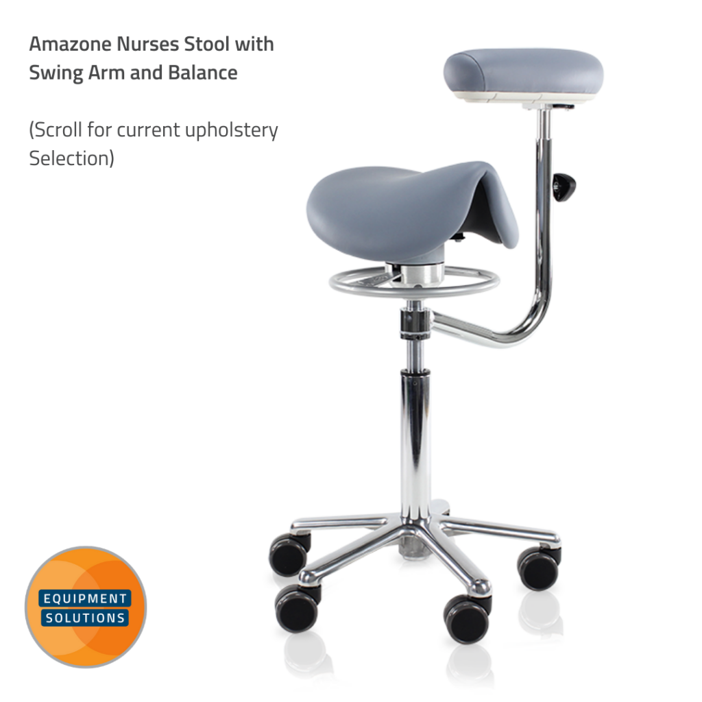 Score Amazone Nurses Saddle Stool - Hague Dental Supplies