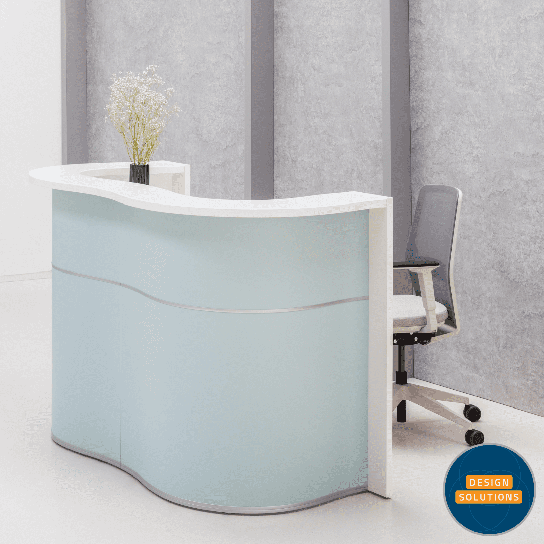 mdd Wave Reception Desk - Hague Dental Supplies