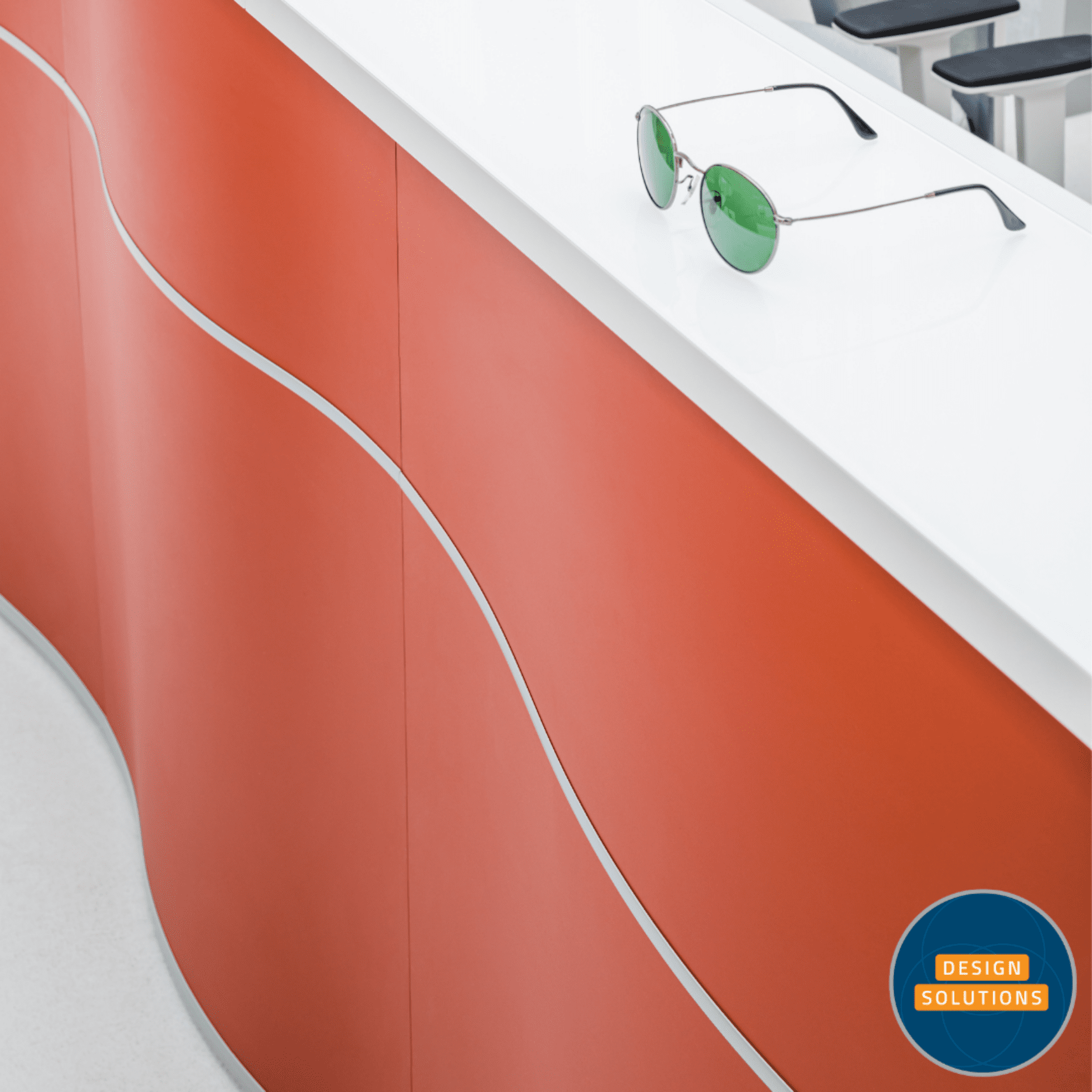 mdd Wave Reception Desk - Hague Dental Supplies