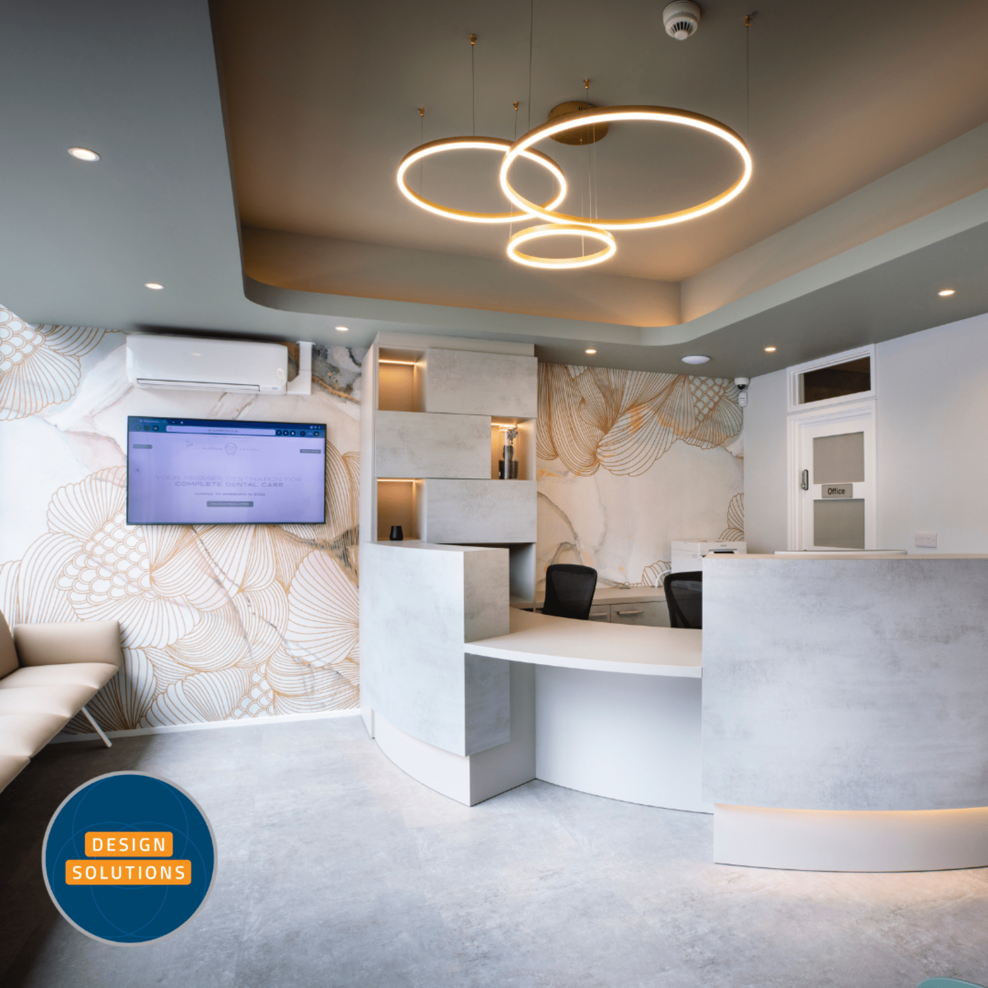 Reception design - Hague Dental Supplies